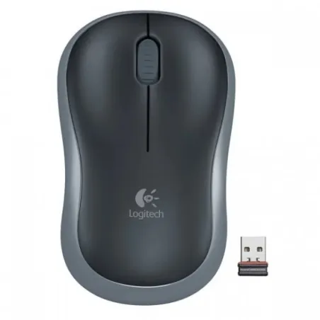 Logitech miš M185 sivo crni